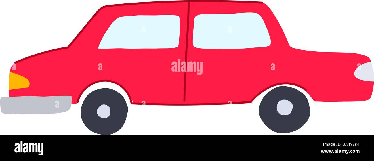 model toy car cartoon vector illustration Stock Vector Image & Art - Alamy