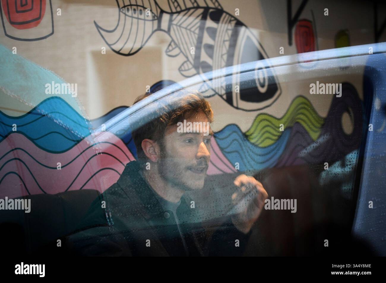The actor Pablo Rivero during the presentation of his book 'El rebaño ...