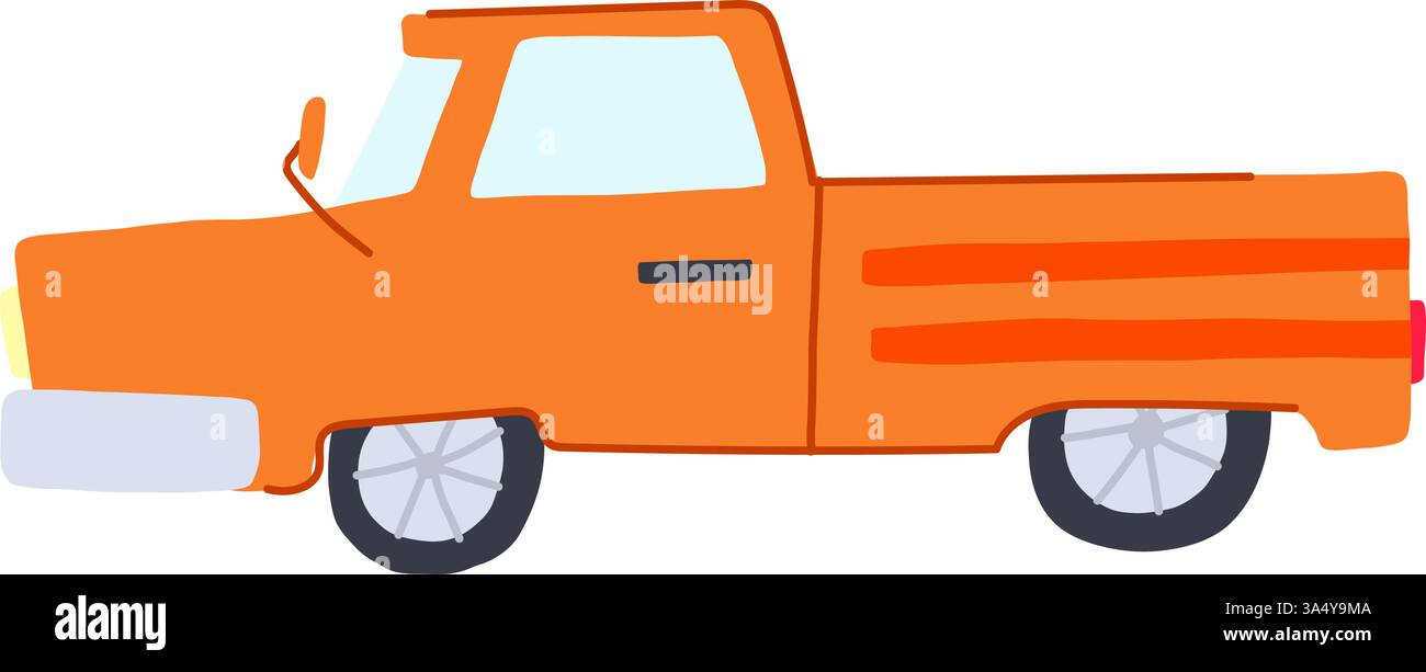 wheels toy car cartoon vector illustration Stock Vector Image & Art - Alamy