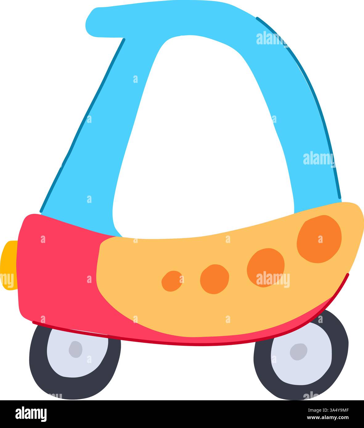 track toy car cartoon vector illustration Stock Vector Image & Art - Alamy