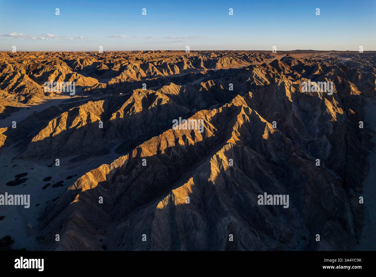 The moonscape landscape of the Swakop River valley, Swakopmund, Namibia ...