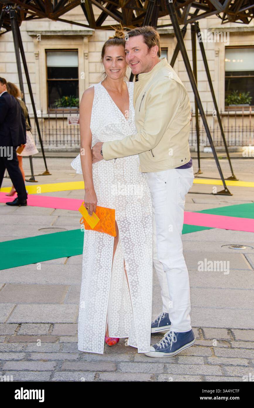 Yasmin Le Bon and Simon Le Bon arrive at the Royal Academy Summer ...