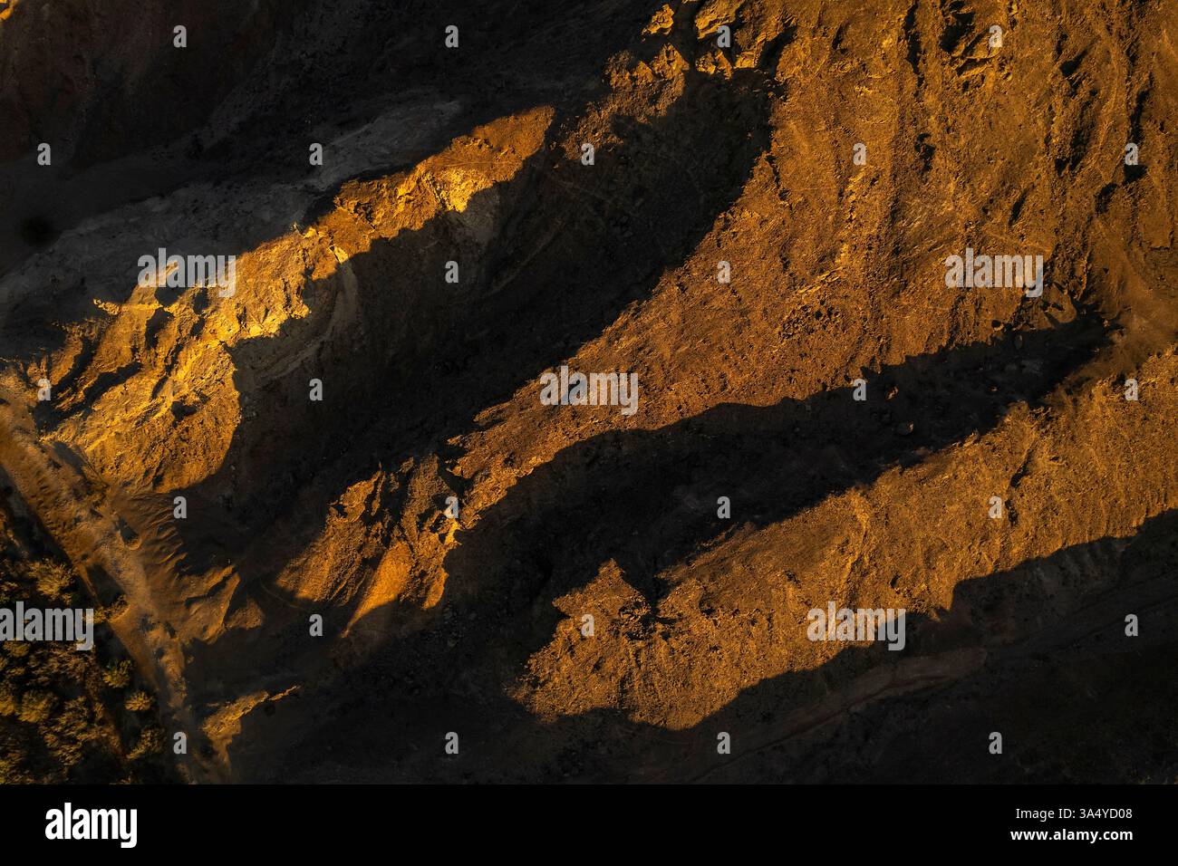 The moonscape landscape of the Swakop River valley, Swakopmund, Namibia ...