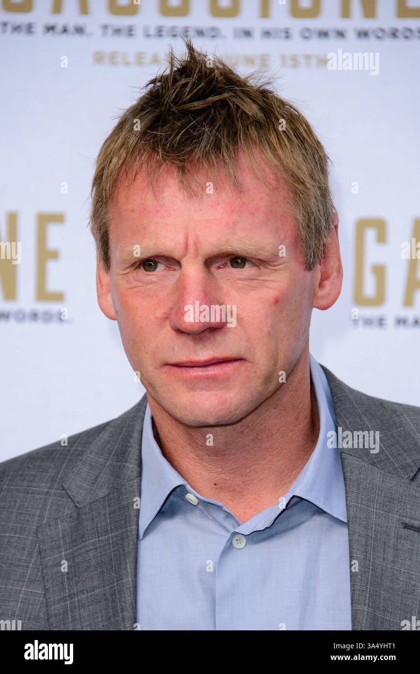 Stuart Pearce arrives at The World Premiere of Gascoigne on the 8th ...