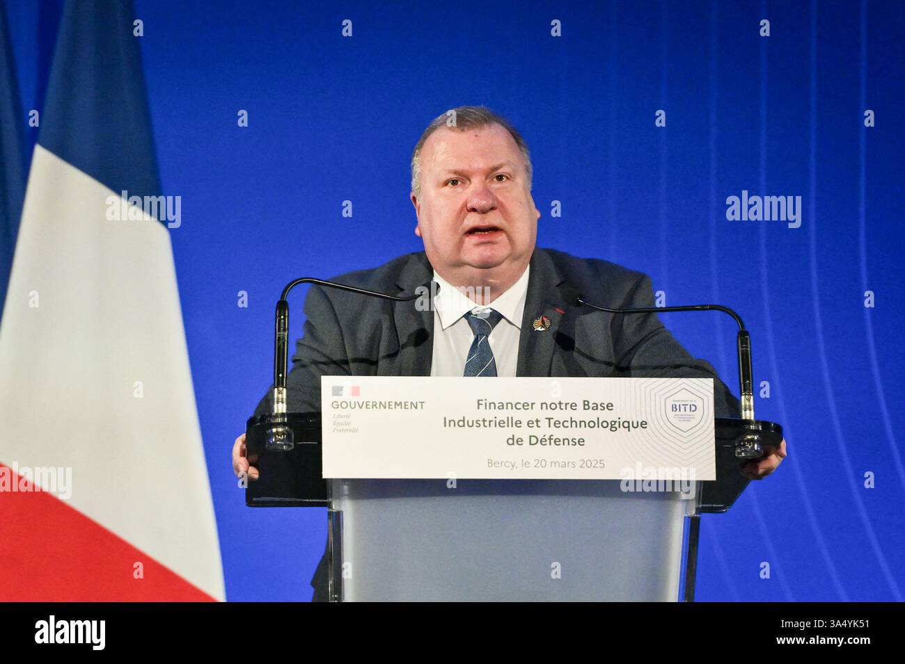 Paris, France. 20th Mar, 2025. French General Delegate for Armament ...
