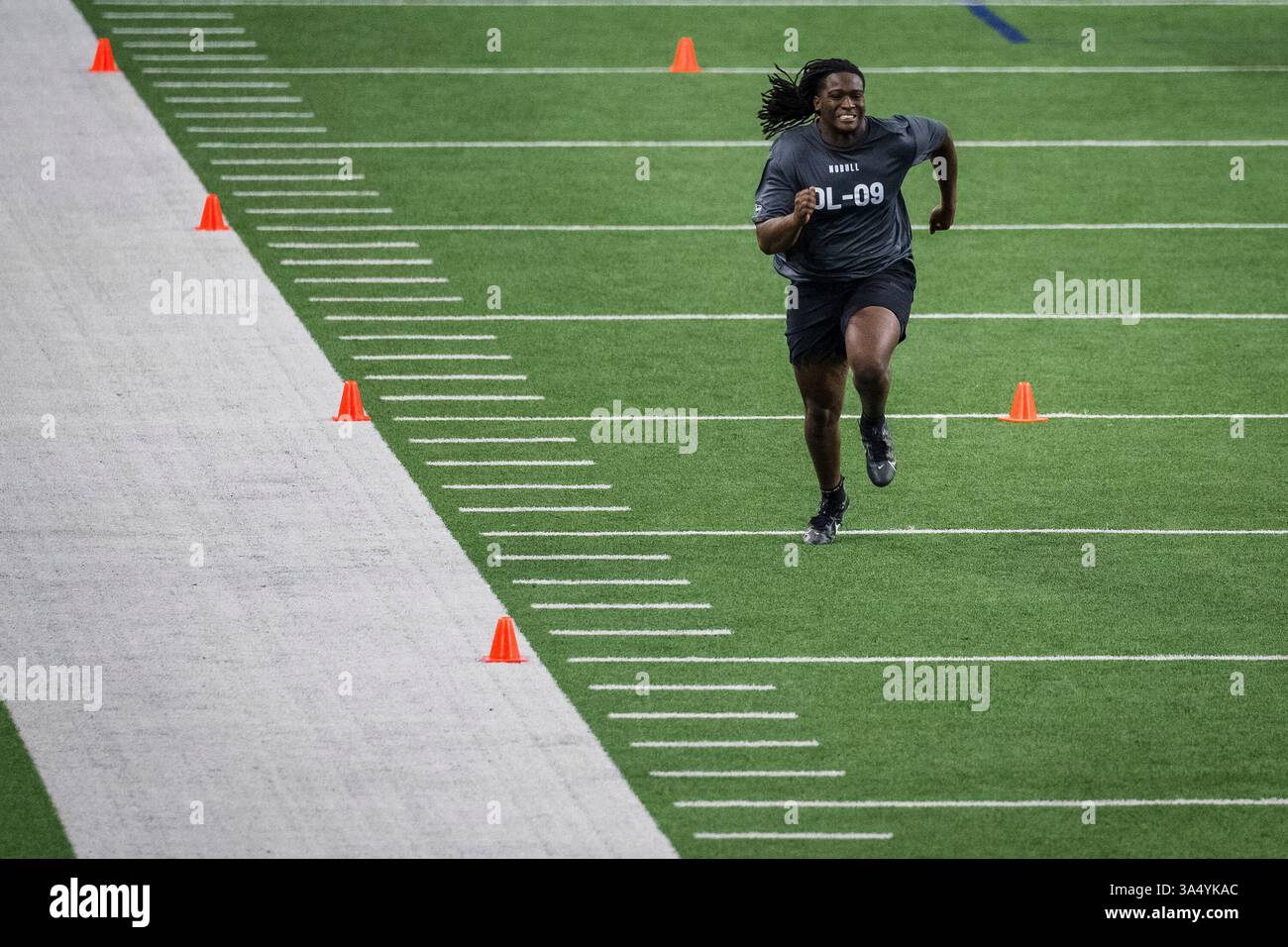 UCF's Daylan Dotson runs a drill during the Big 12 Conference's NFL ...