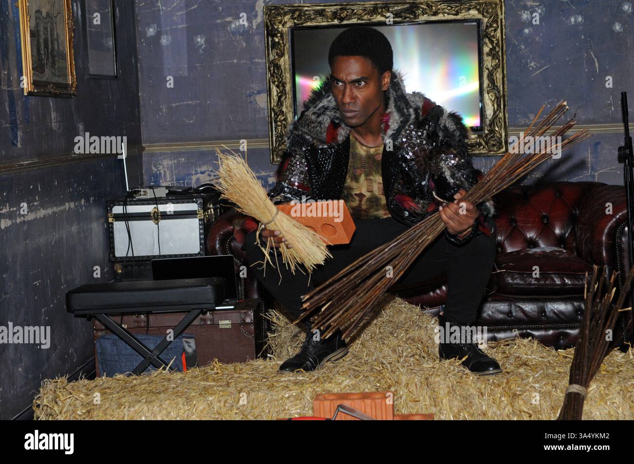 London, UK, 10 June 2015, Simon Webbe as the big bad wolf in the 3 ...