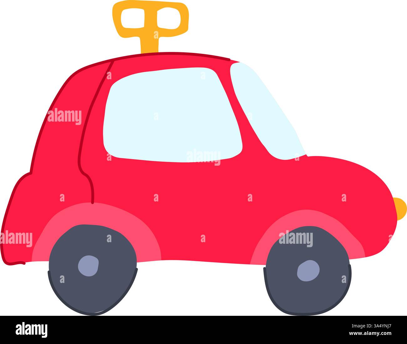 movement wind up toy cartoon vector illustration Stock Vector Image ...