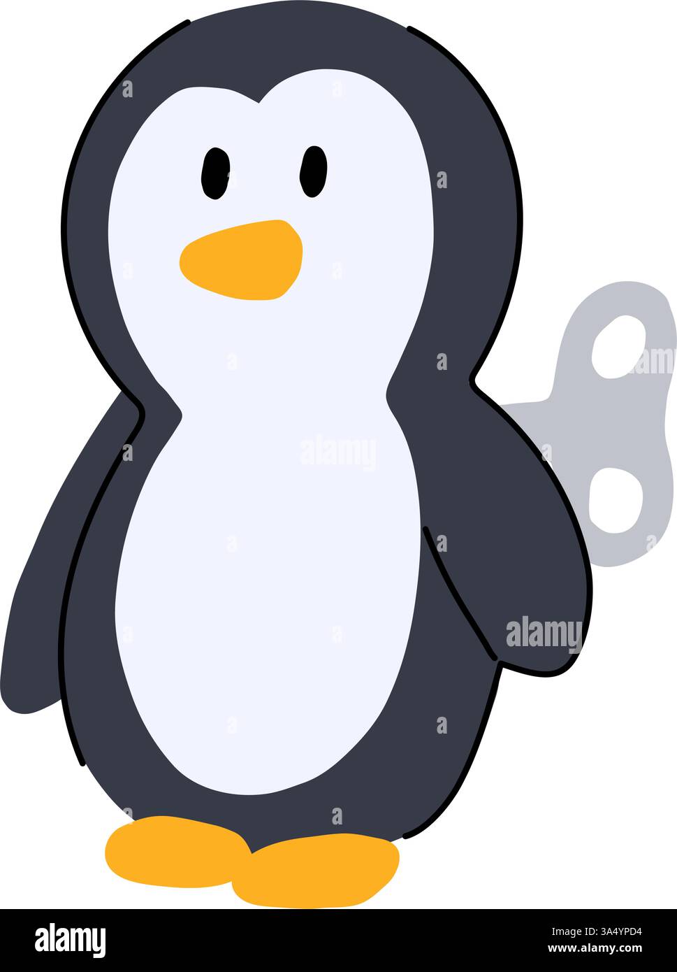 gears wind up toy cartoon vector illustration Stock Vector Image & Art ...