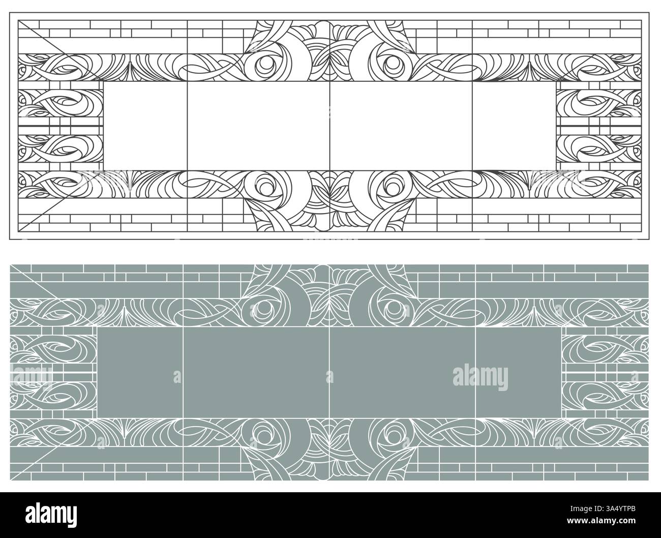Historic panel Stock Vector Images - Alamy