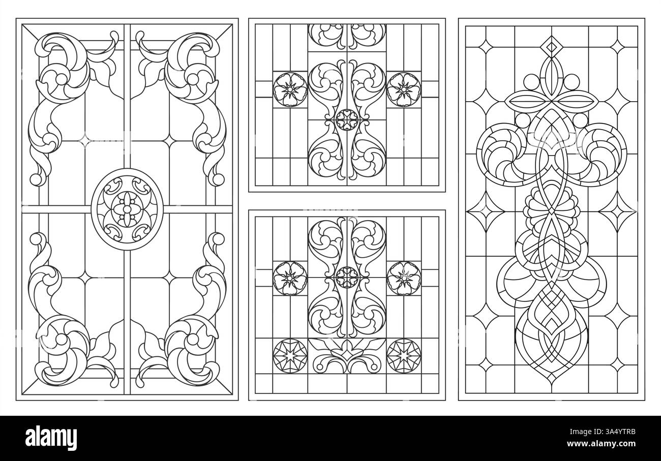 Forging glass design Black and White Stock Photos & Images - Alamy