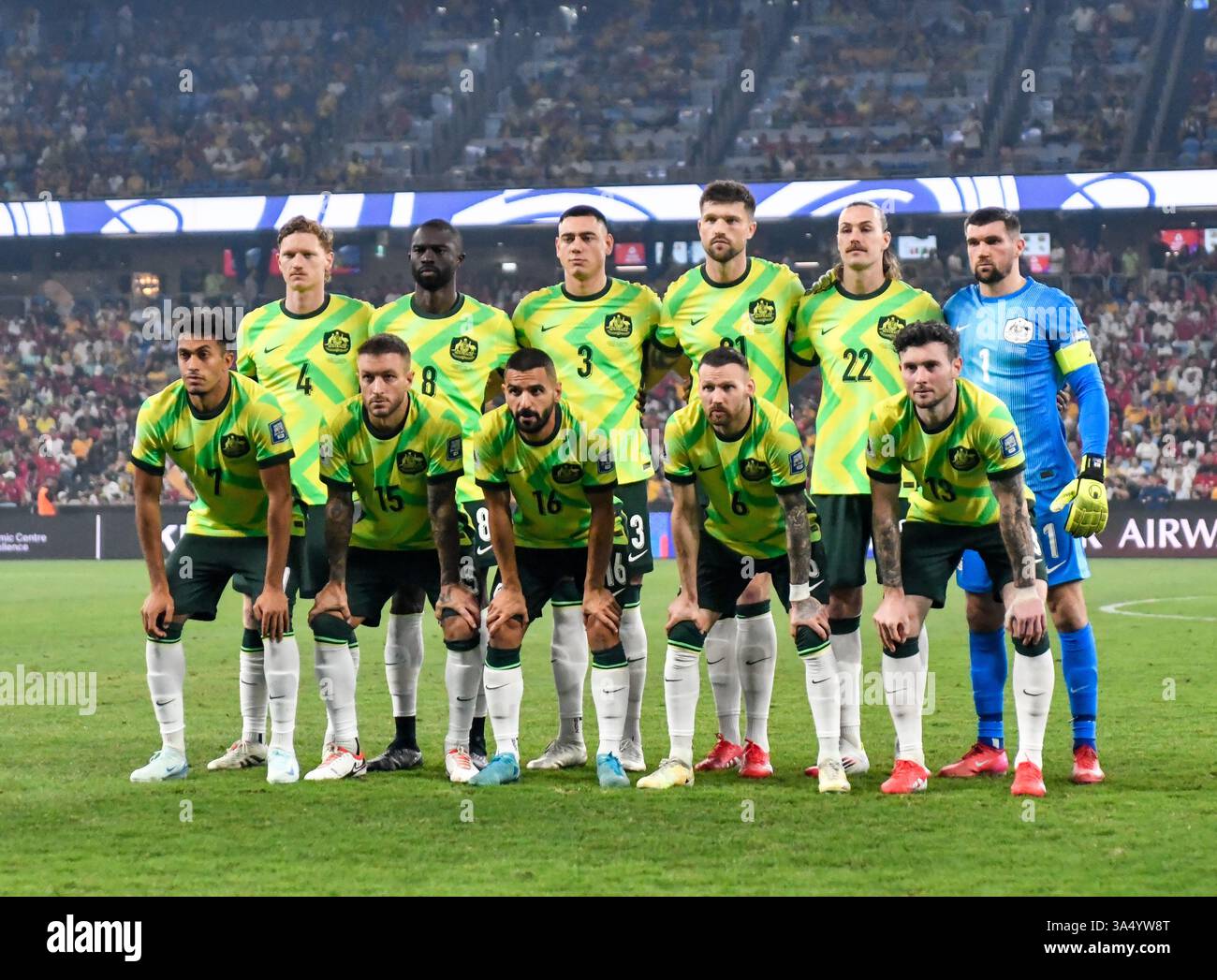 Sydney, Australia. 20 Mar 2025, Socceroos squad picture during the FIFA ...