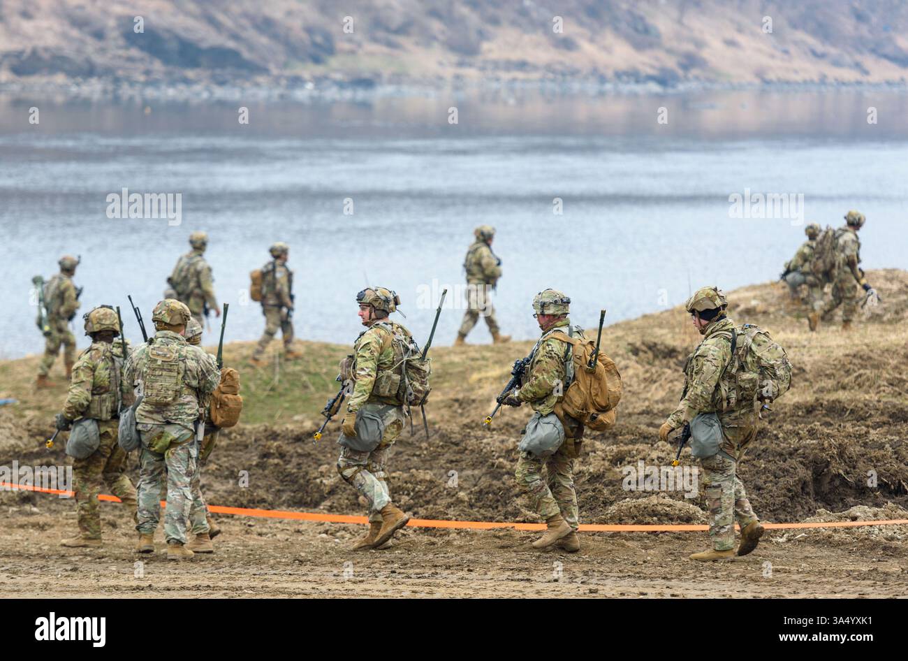 Yeoncheon, South Korea. 20th Mar, 2025. U.S. Army soldiers participate ...