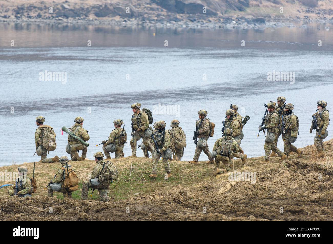 Yeoncheon, South Korea. 20th Mar, 2025. U.S. Army soldiers participate ...