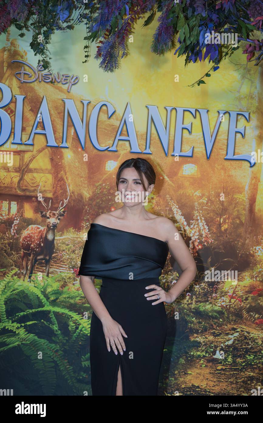 Serena Rossi during the News PHOTOCALL OF THE MOVIE " BIANCANEVE " on ...