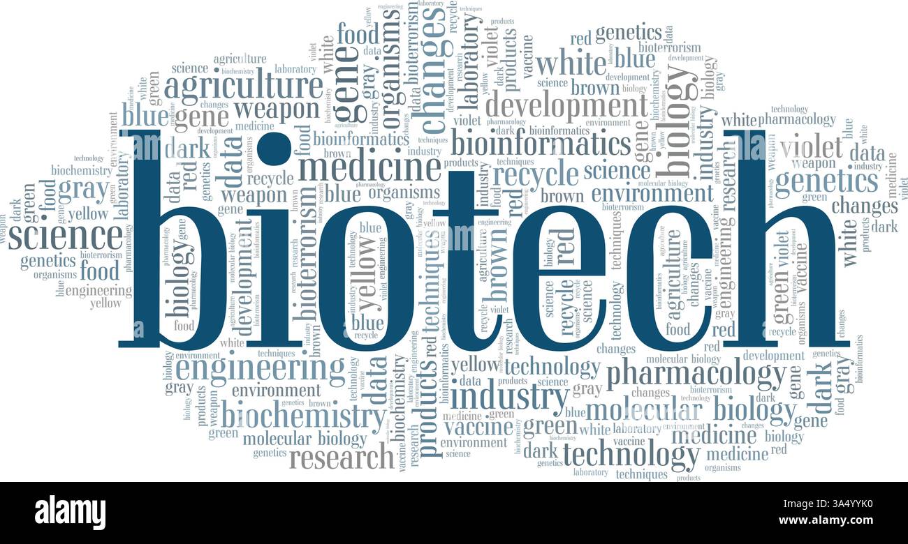 Bioinformatics word cloud concept. Collage made of words about ...