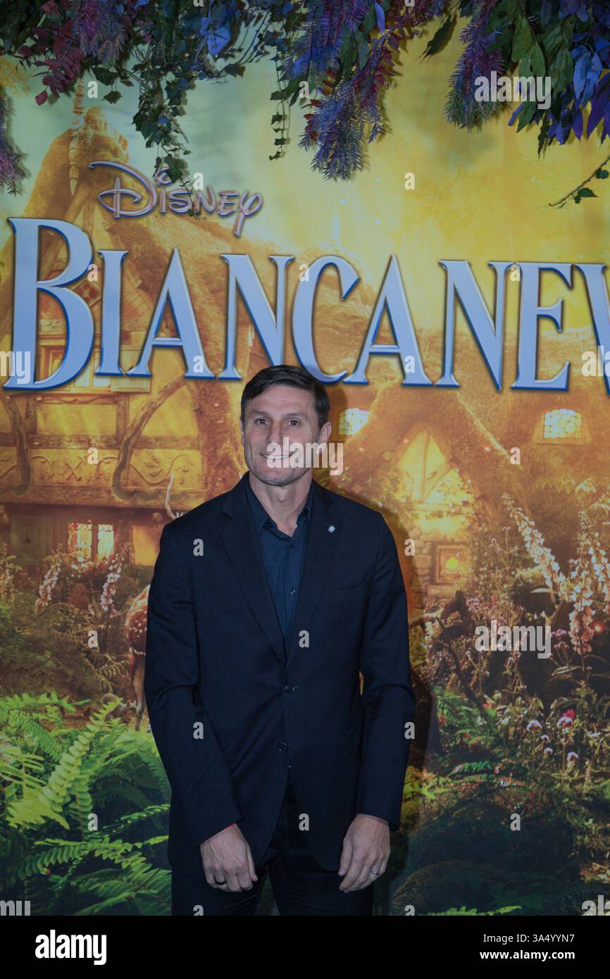 Milano, Italy. 19th Mar, 2025. Javier Zanetti during the News PHOTOCALL ...