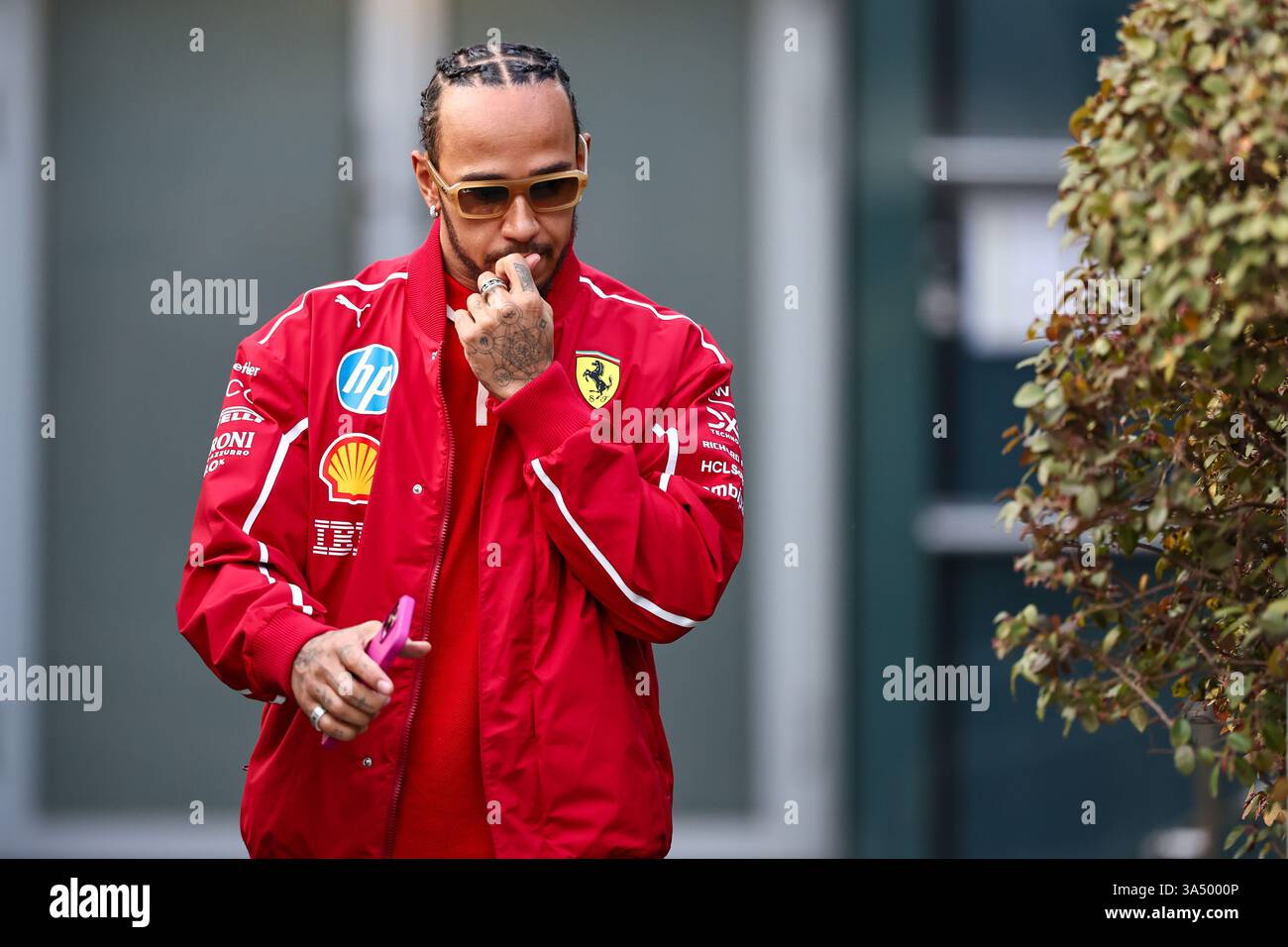 SHANGHAI, CHINA- MARCH 20: Lewis Hamilton of Great Britain and Scuderia ...
