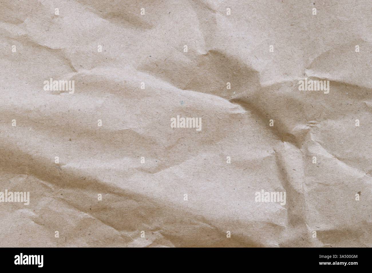 Crumpled craft paper background. Crumpled craft paper texture or paper ...