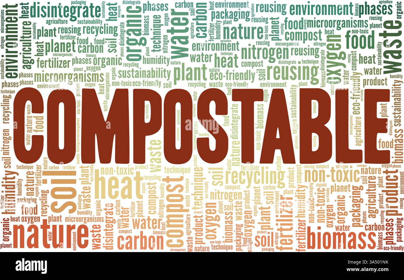 Compostable vector illustration word cloud isolated on white background Stock Vector Image & Art ...