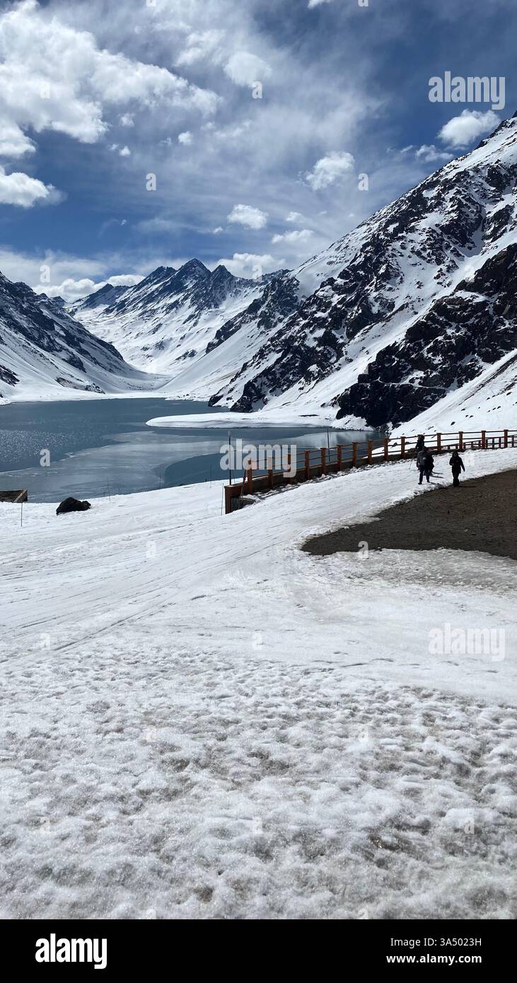 Laguna del Inca - Portillo, Chile Stock Photo - Alamy