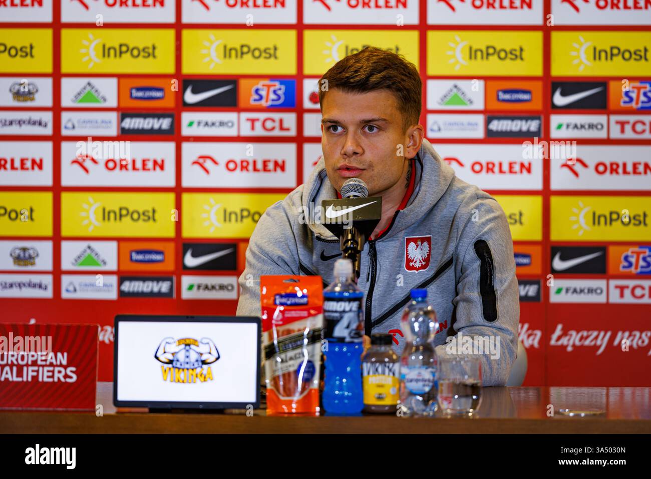 Kamil Piatkowski seen during Official Press Conference of Polish ...