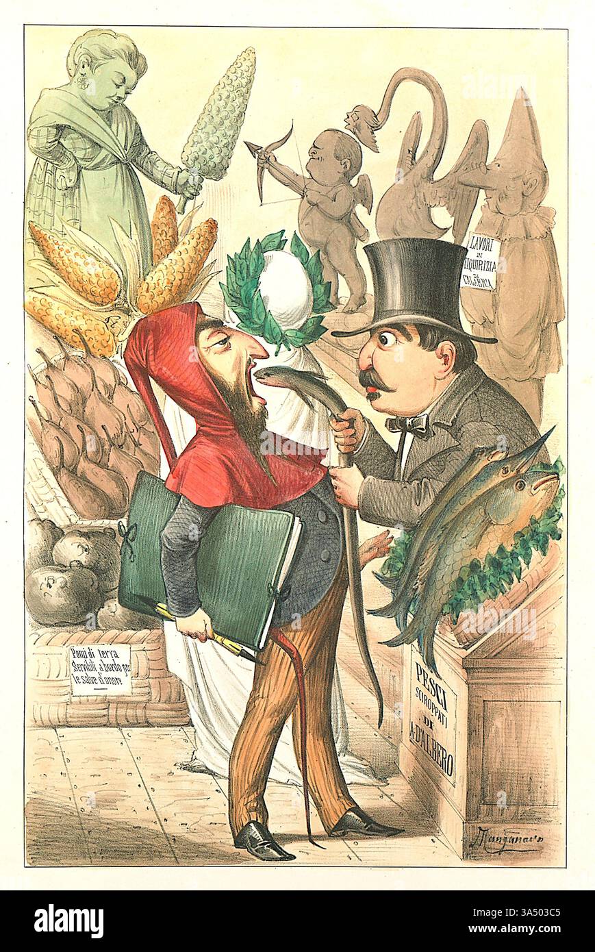 Antonio Manganaro - The Maritime Exhibition visited by Dante and Virgil ...