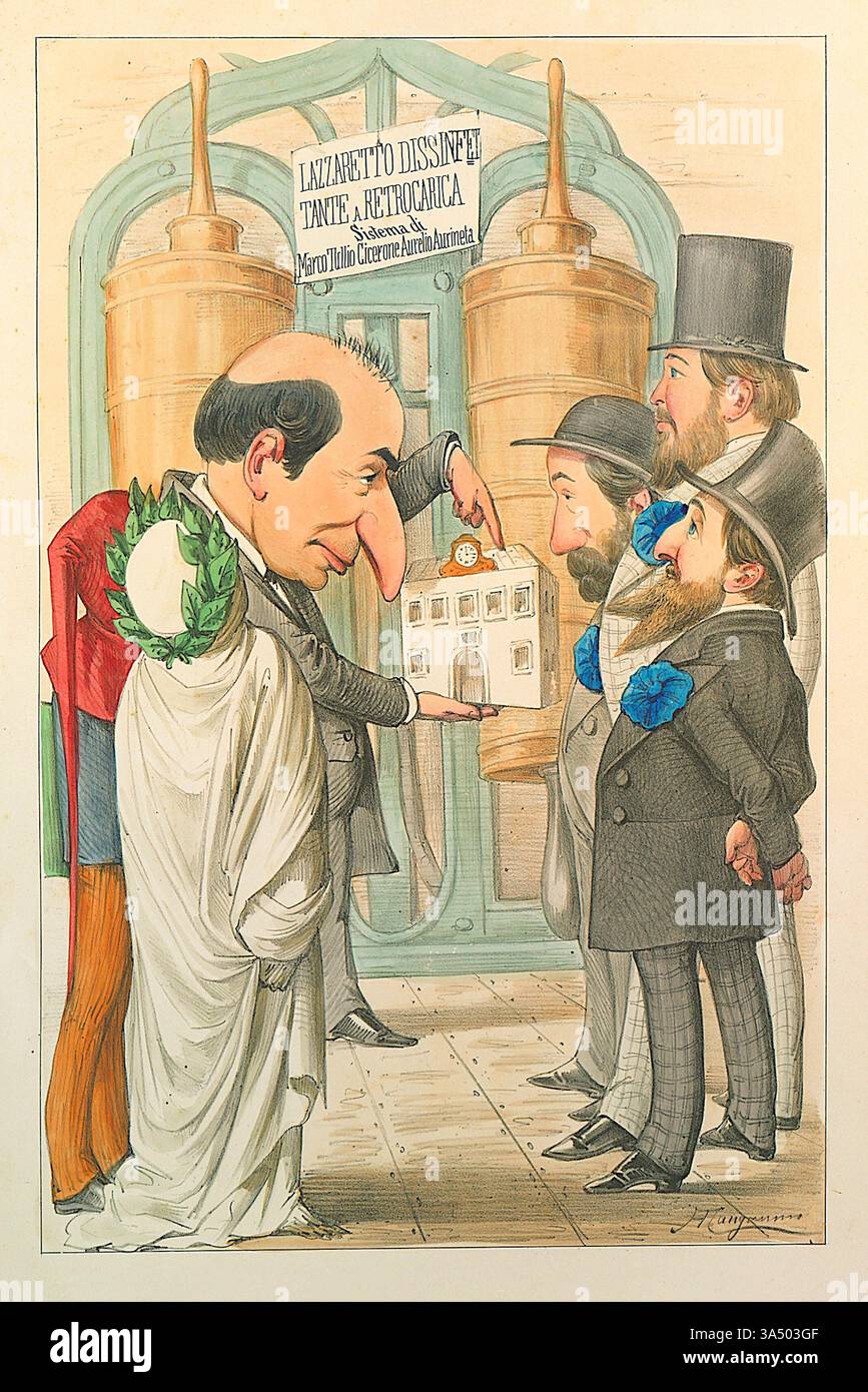 Antonio Manganaro - The Maritime Exhibition visited by Dante and Virgil ...