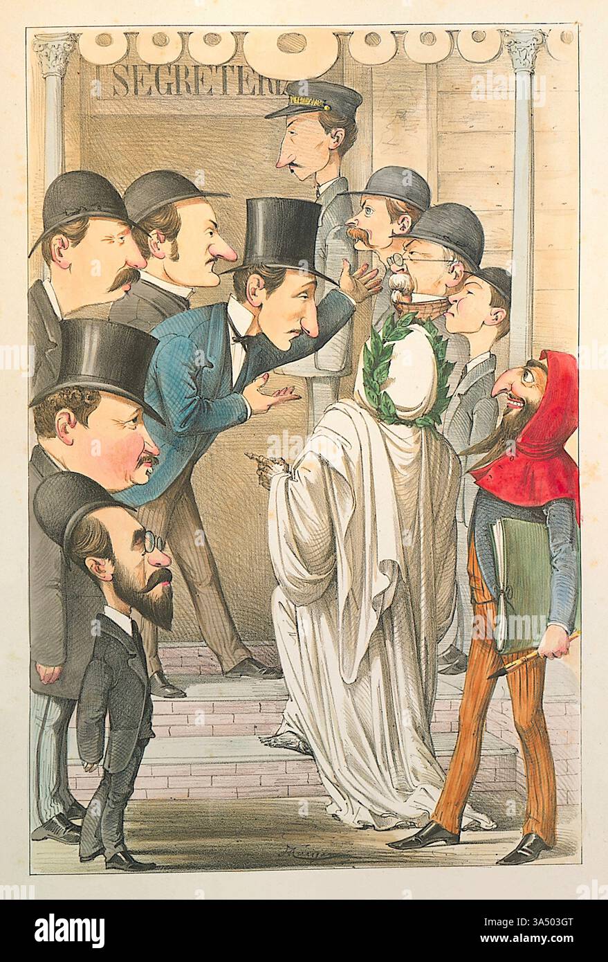 Antonio Manganaro - The Maritime Exhibition visited by Dante and Virgil ...