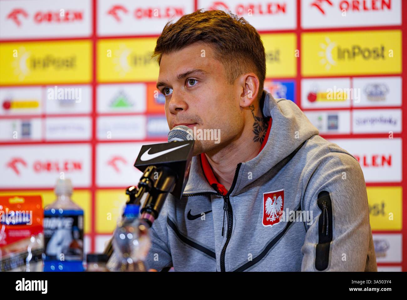 Kamil Piatkowski seen during Official Press Conference of Polish ...