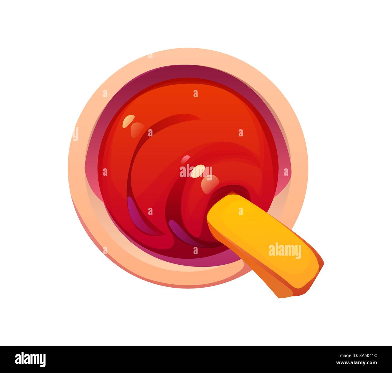 Fast food ketchup sauce meal English ABC font letter Q. Fast food sauce ...