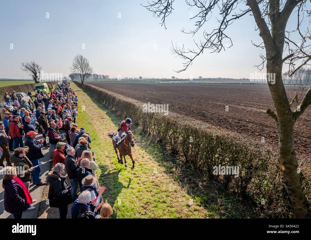 Jockey Sophie Faulkner-Smith riding her horse Sunny, winning the 505th ...