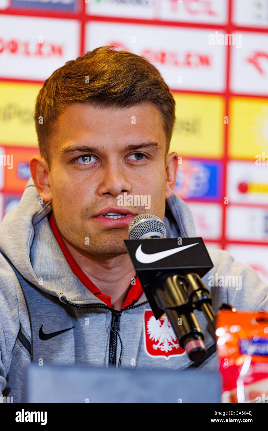 Kamil Piatkowski seen during Official Press Conference of Polish ...