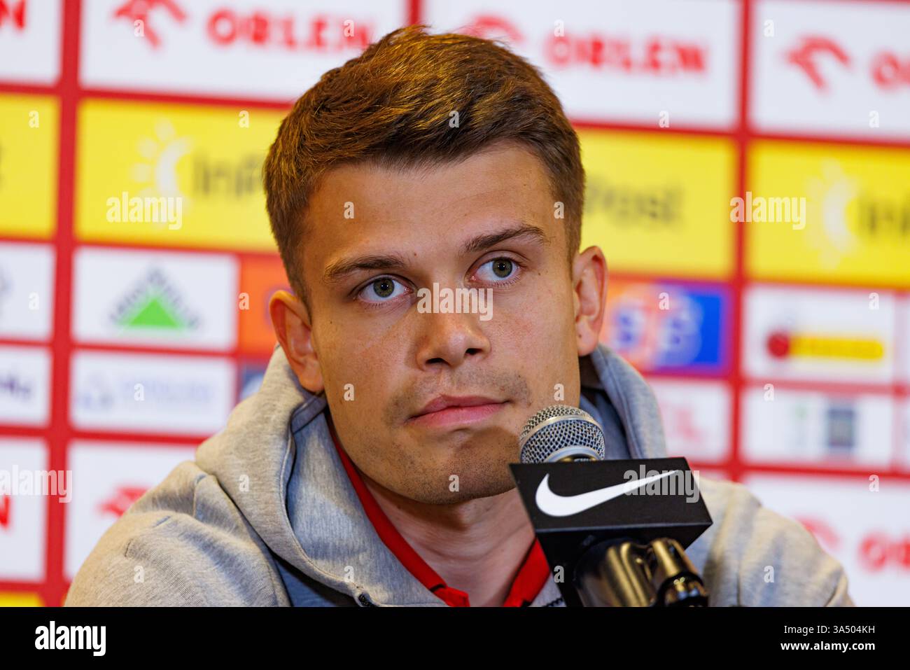 Kamil Piatkowski seen during Official Press Conference of Polish ...