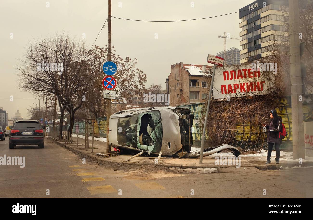 Crashparking Crash in Sofia Sofia Serdika Sofia Bulgarien *** Crash parking Crash in Sofia Sofia ...