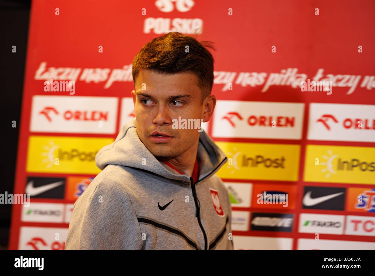 Kamil Piatkowski seen during Official Press Conference of Polish ...