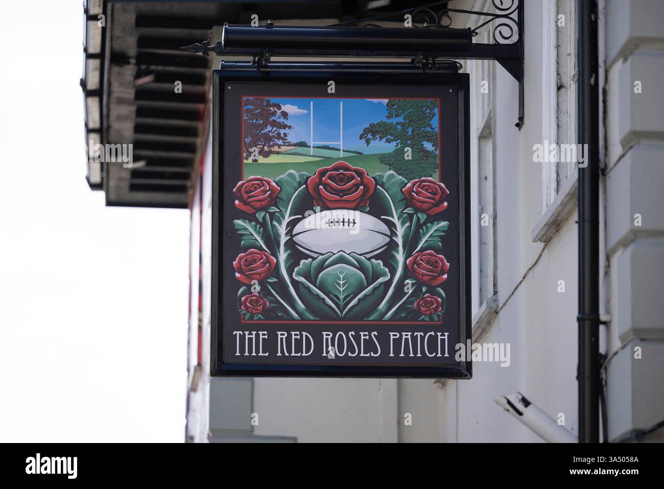EDITORIAL USE ONLY A new mural paying tribute to England's Red Roses ...