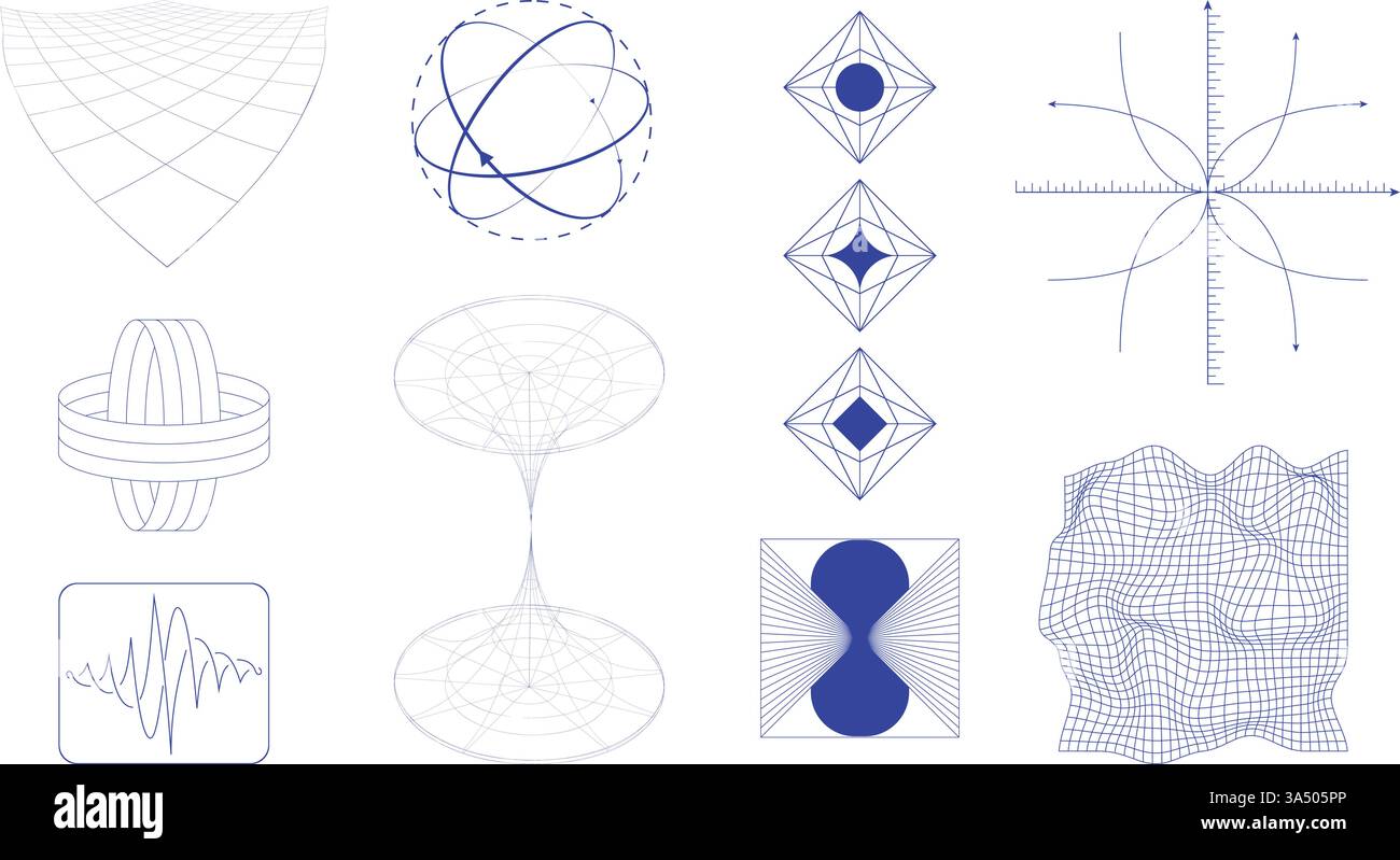 Vector Design Physics Model Representation Scientific Visualization
