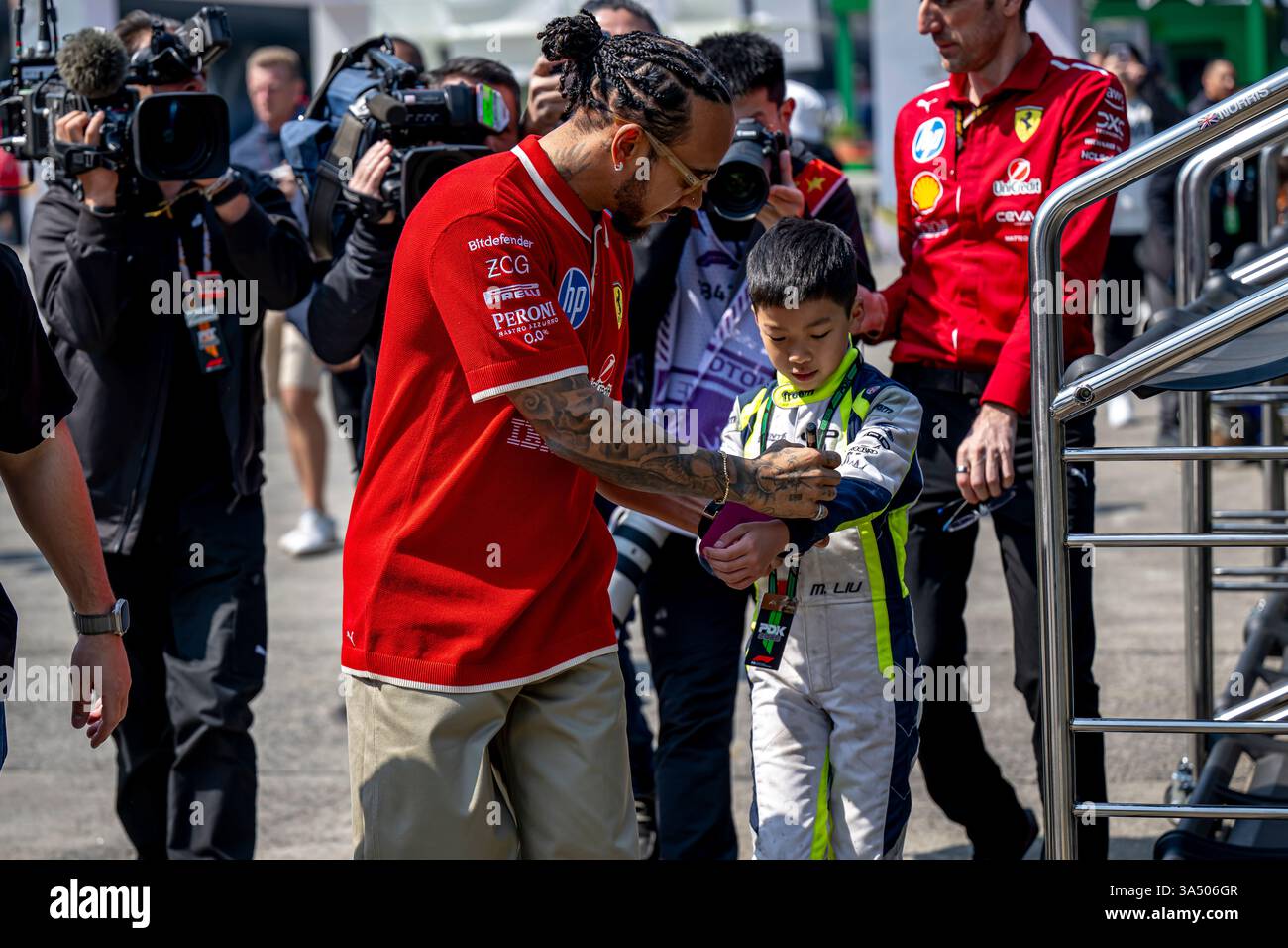 Shanghai, China, 20 Mar 2025, Lewis Hamilton, from United Kingdom ...