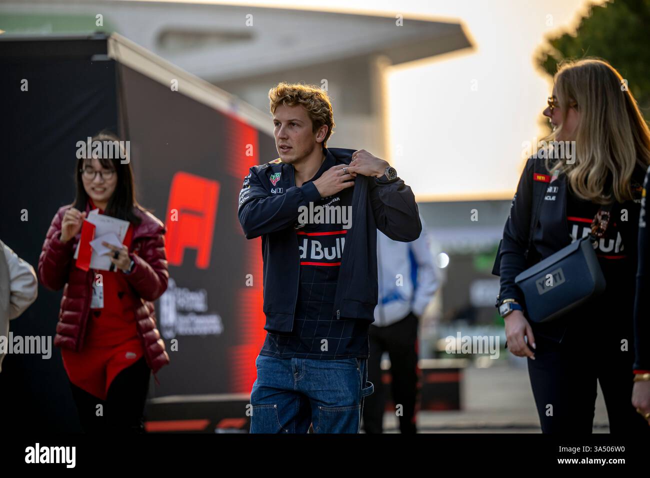 Shanghai, China, 20 Mar 2025, Liam Lawson, from New Zealand competes ...