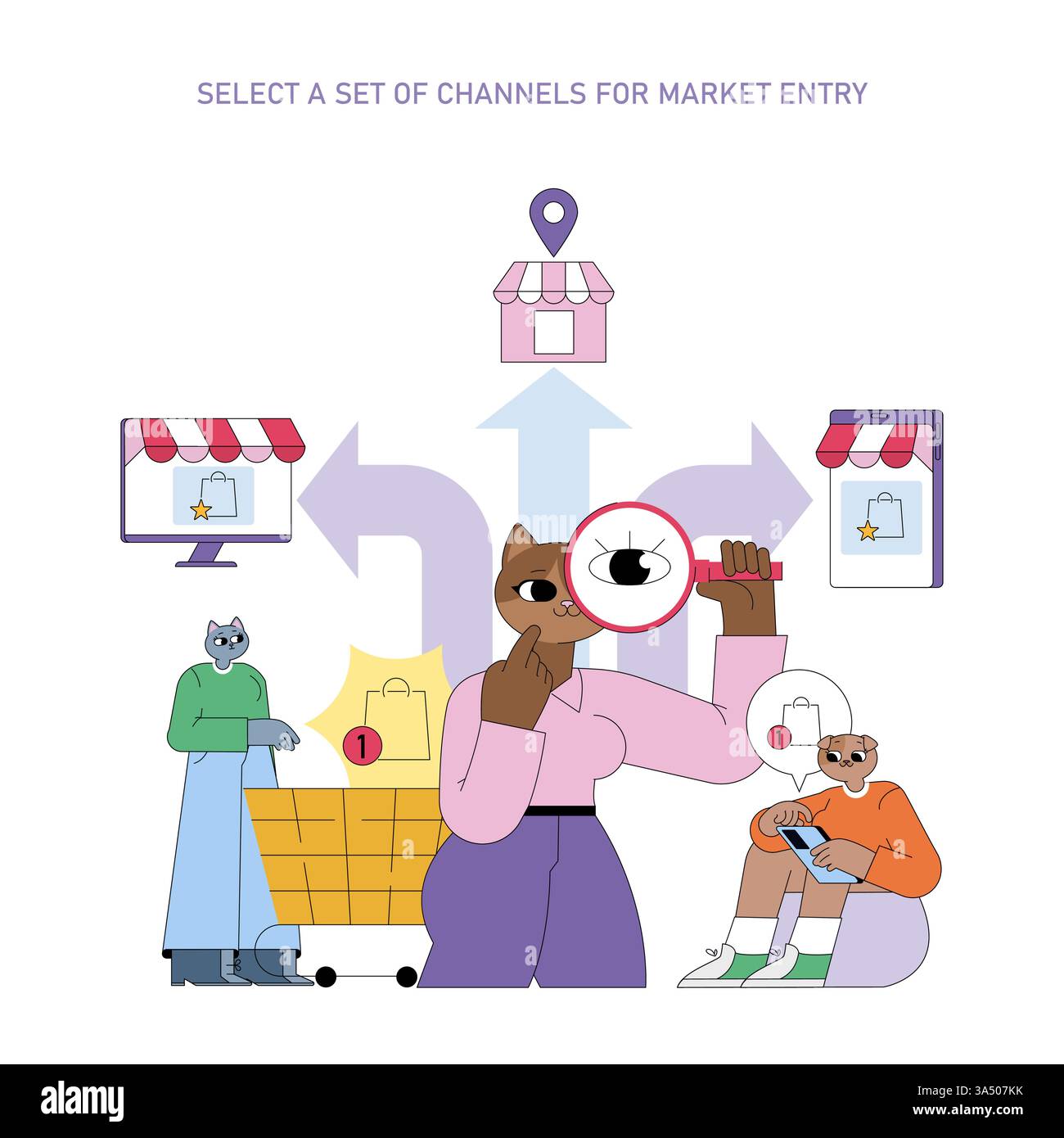 Selecting channels Cut Out Stock Images & Pictures - Alamy