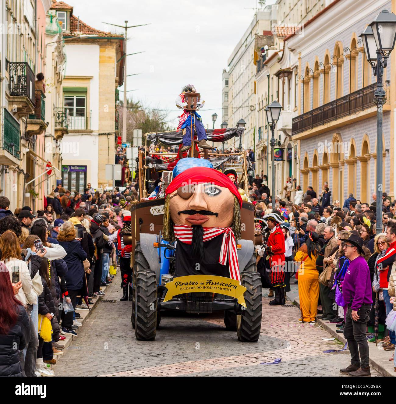 Pirate Ship at Carnival in Tomar, Portugal 2025 Stock Photo - Alamy