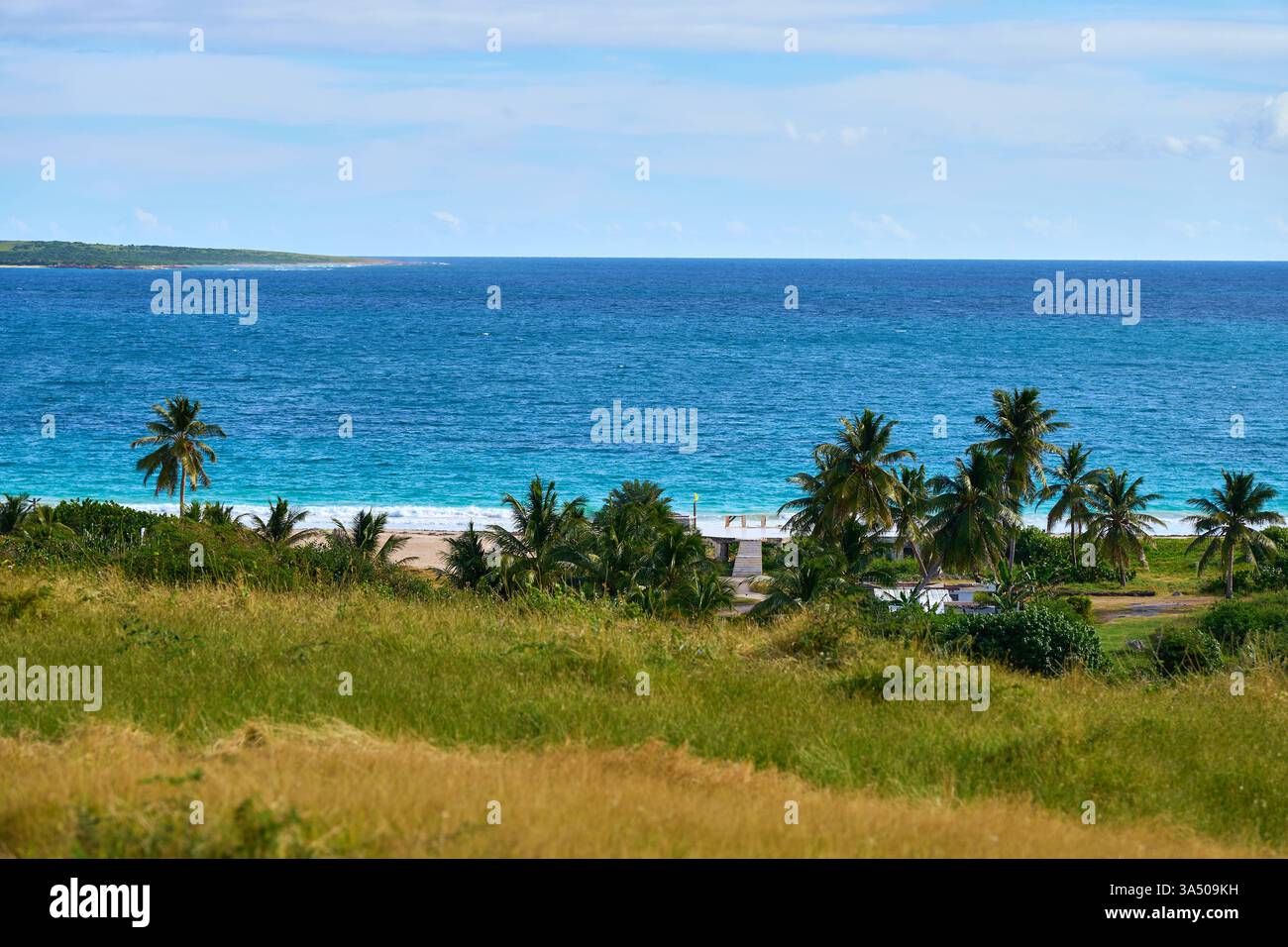 Sint Maarten, Caribbean - January 3, 2025: A picturesque view of the ...