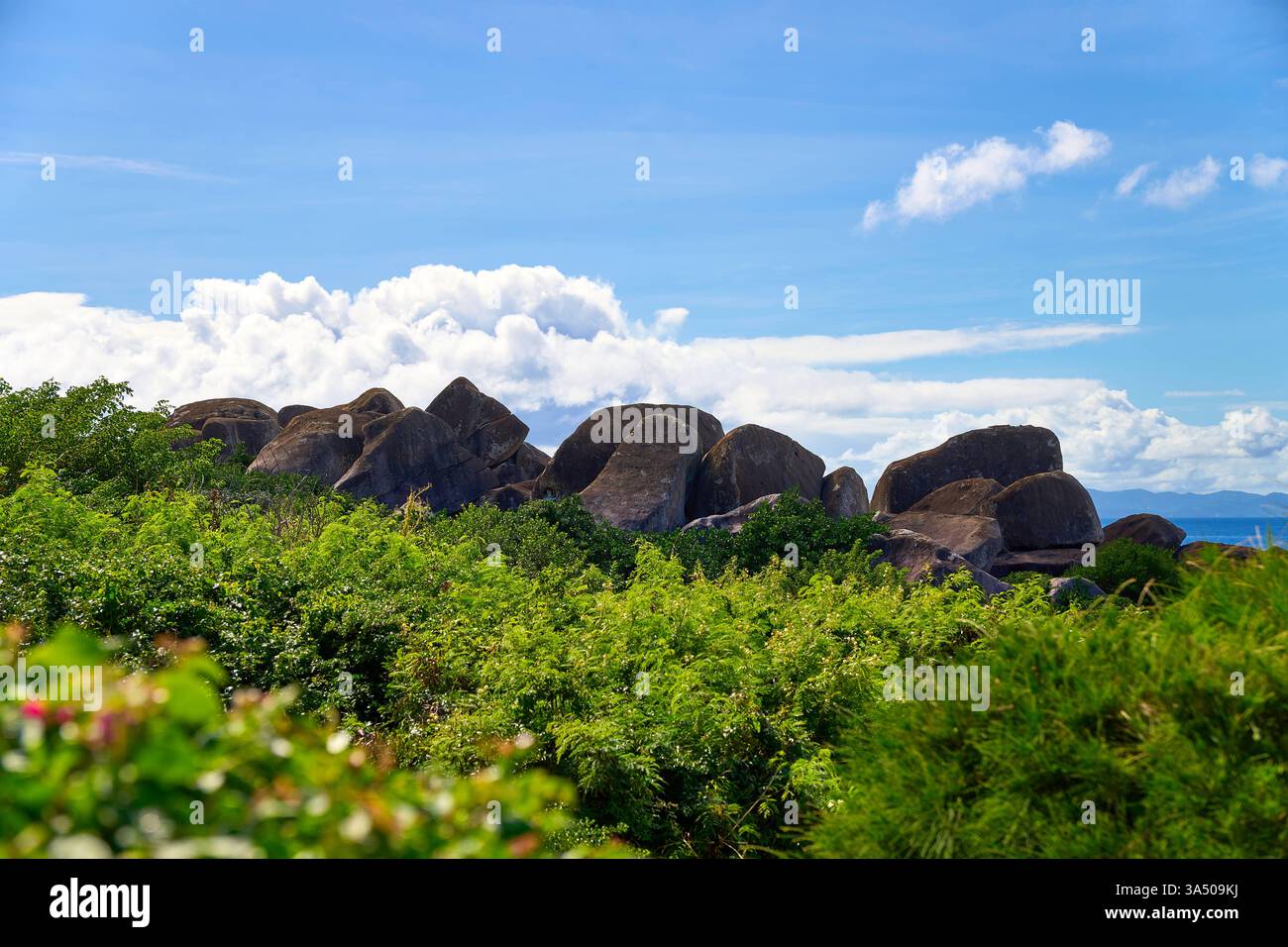 The Baths, Virgin Gorda, Caribbean - December 31, 2024: The striking ...