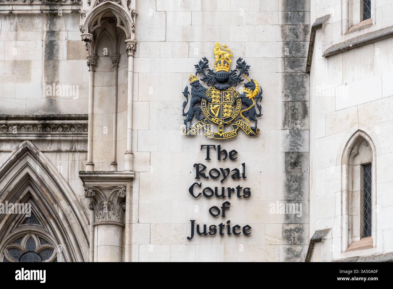 The Royal Courts of Justice, also called the Law Courts, court building ...