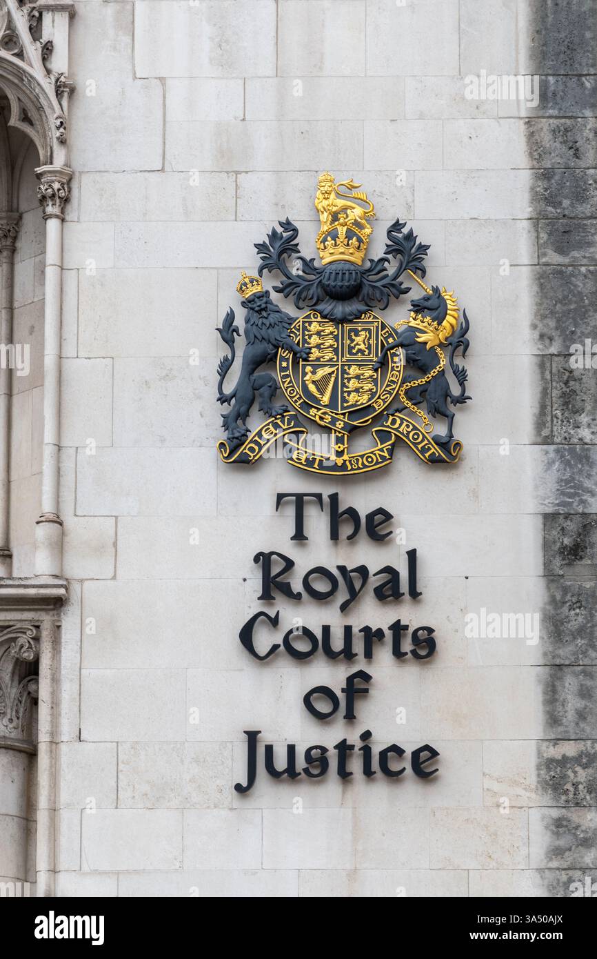 The Royal Courts of Justice, also called the Law Courts, court building ...