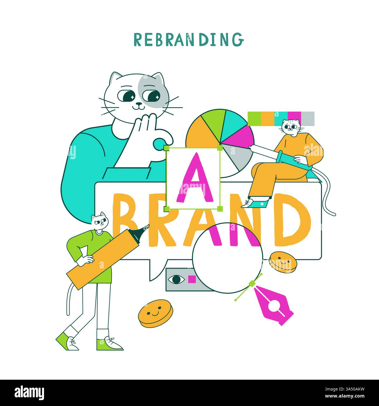 Rebranding strategies Stock Vector Images - Alamy