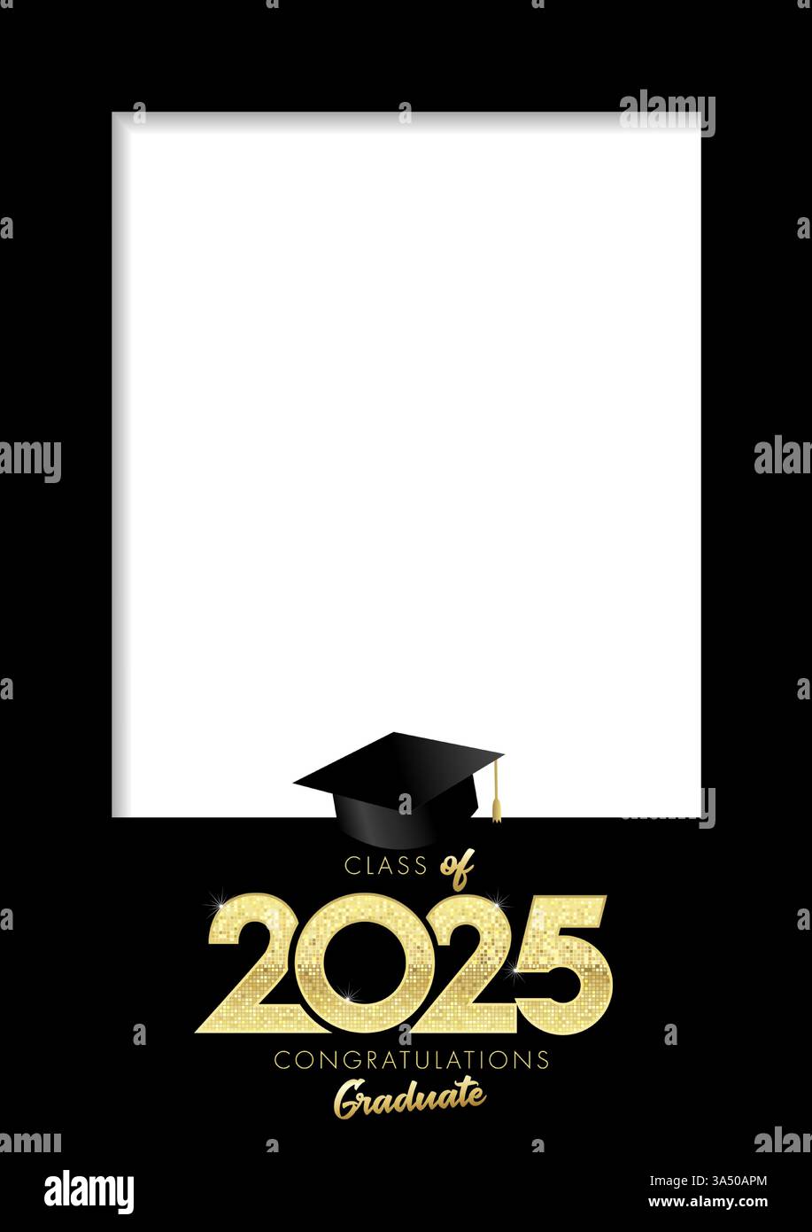 Class of 2025, Graduation photo frame A4. Senior Class of 2025 booth ...