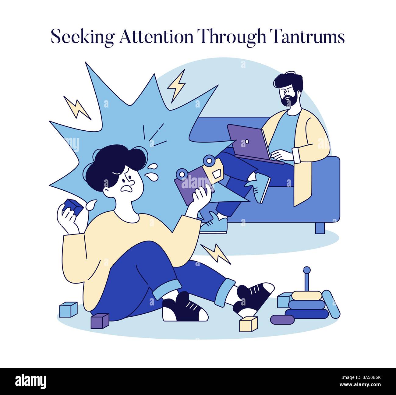 Neglectful parenting reveals itself through children's tantrums as they ...