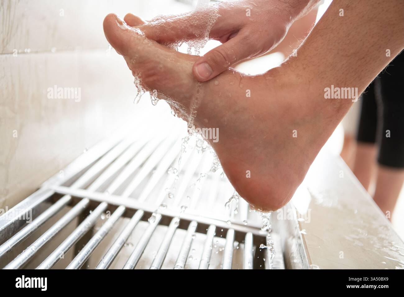 Muslim takes ablution prayer hi-res stock photography and images - Alamy